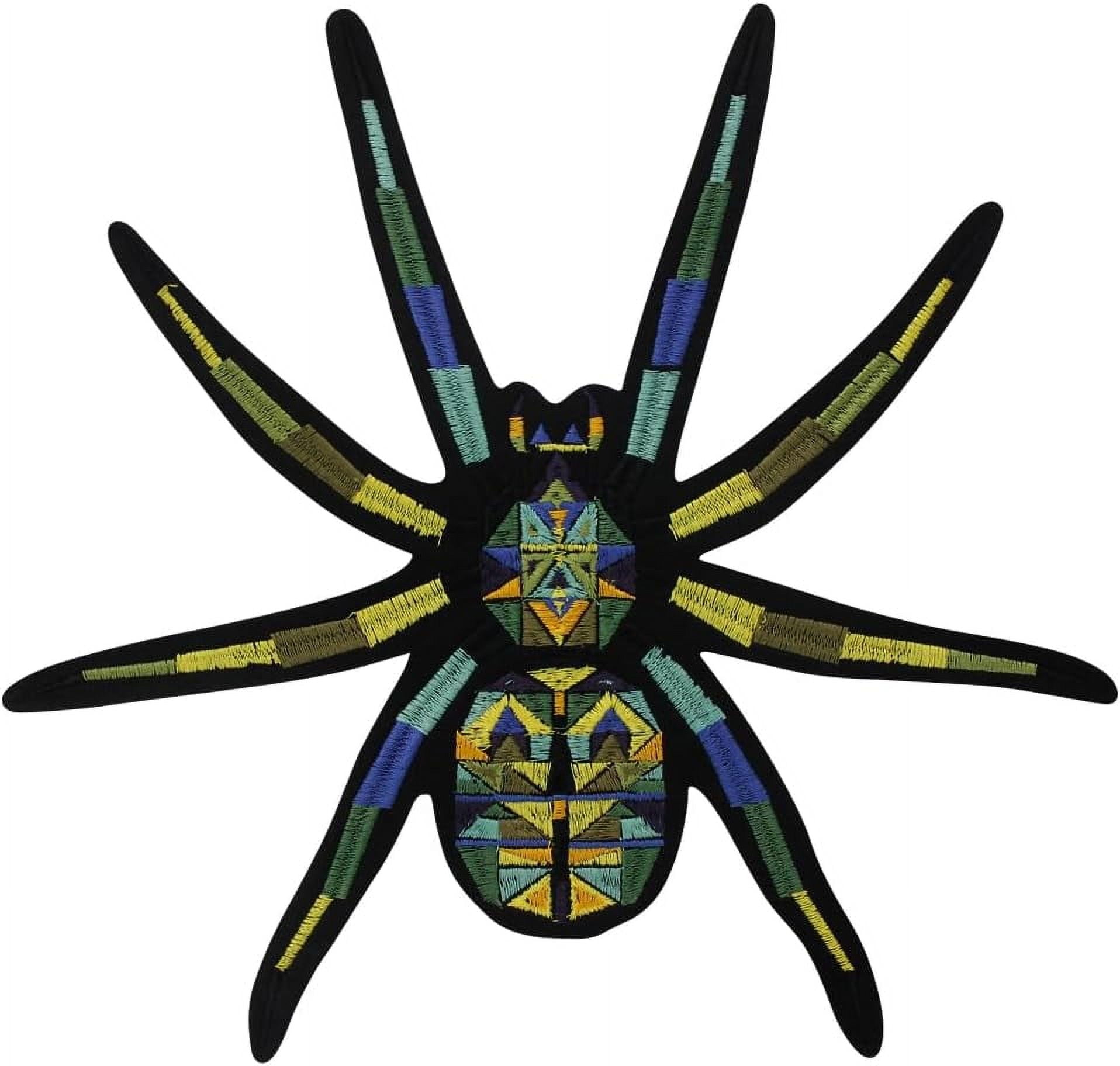 Spider Patch Colorful Spider Embroidered Applique Patch Cool Patch for ...