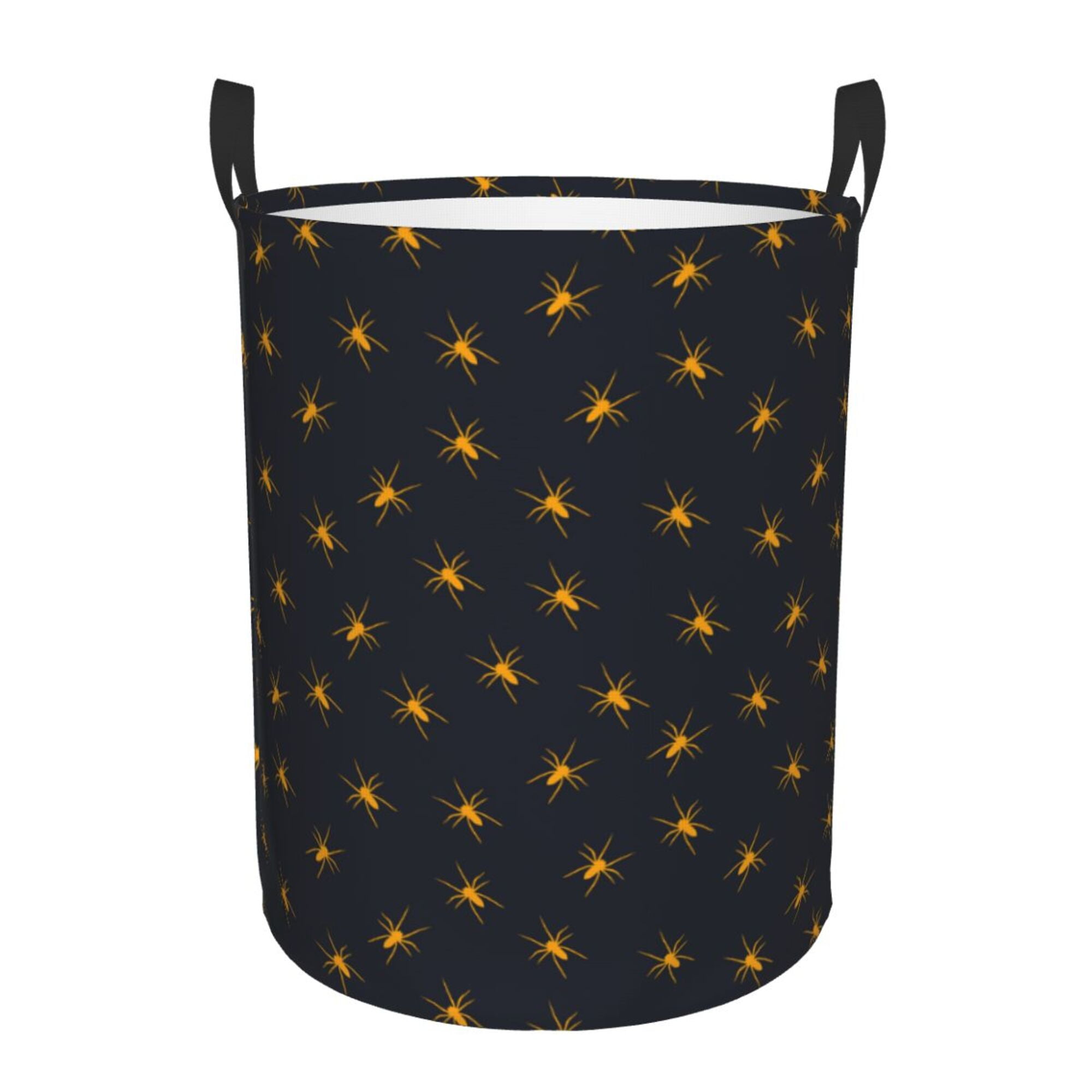 Spider Pattern Big Circular Laundry Basket (With Handle) Waterproof ...