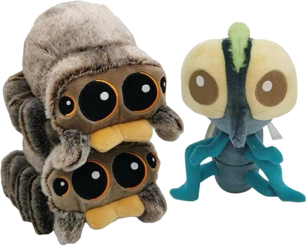 Spider Plush 6.9 inch Jumping Spider Stuffed Animal Plush Toy Soft Cute ...