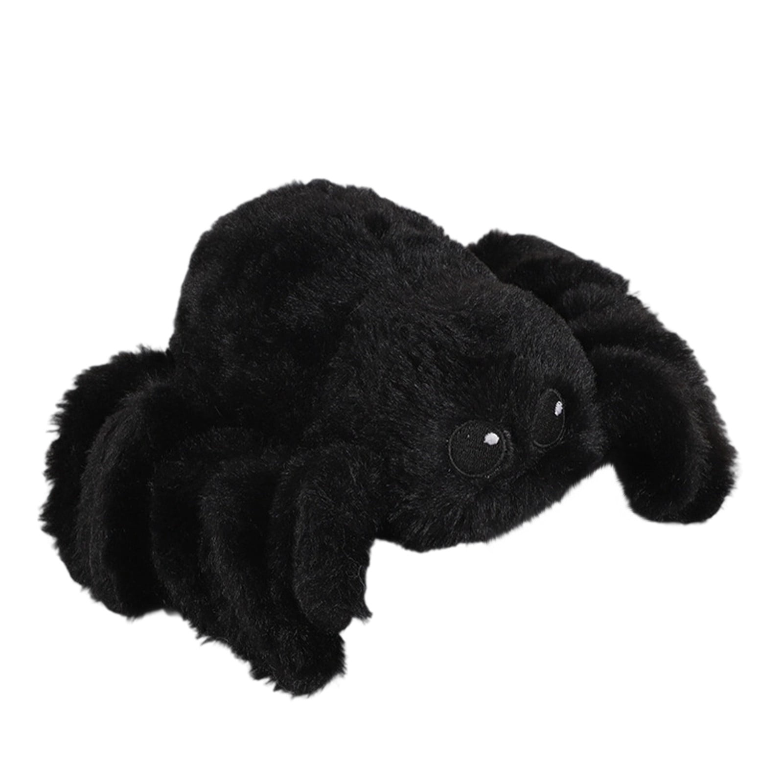 Spider Plush Toy - 5.9in Cute Black Jumping Spider Plush Stuffed Animal ...