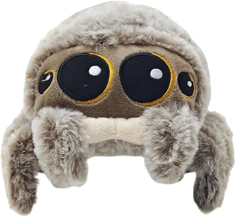 Spider Plush Toy, 7.9 Inch Soft & Realistic Stuffed Spider with Big ...
