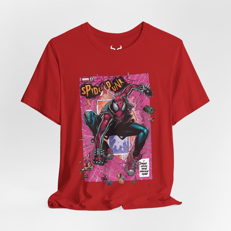 Spider-Punk Shirt, Spider-Man Across the Spider-Verse 2024 Comic Book ...