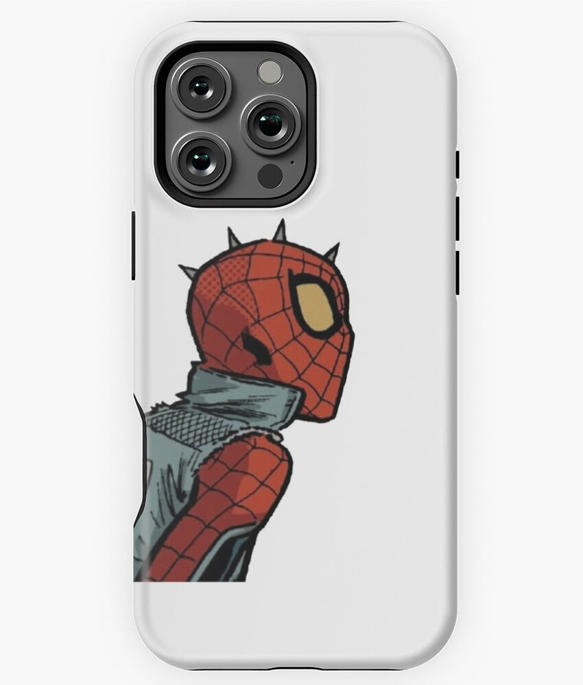 Spider-Punk Superhero Music Rock Phone Case for iPhone 16 15 14 13 12 ...