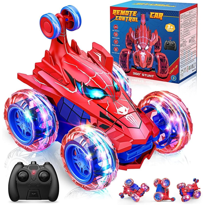 Spider RC Cars Boys Toys Remote Control Car for 3 4 5 6 7 8 9 10 Year ...
