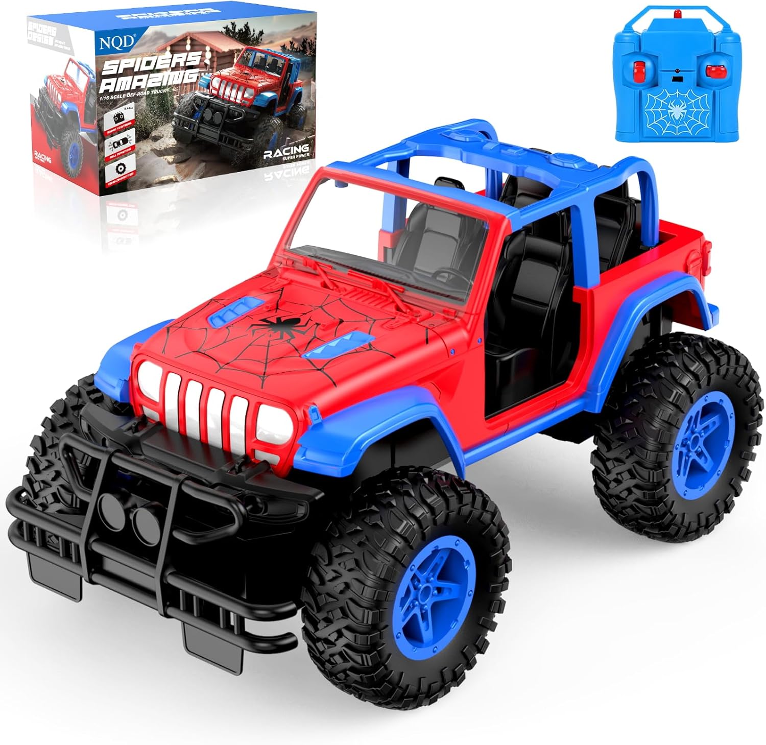 Spider Remote Control Car for Kids, RC Car for Boys, 2.4Ghz Off Road RC ...
