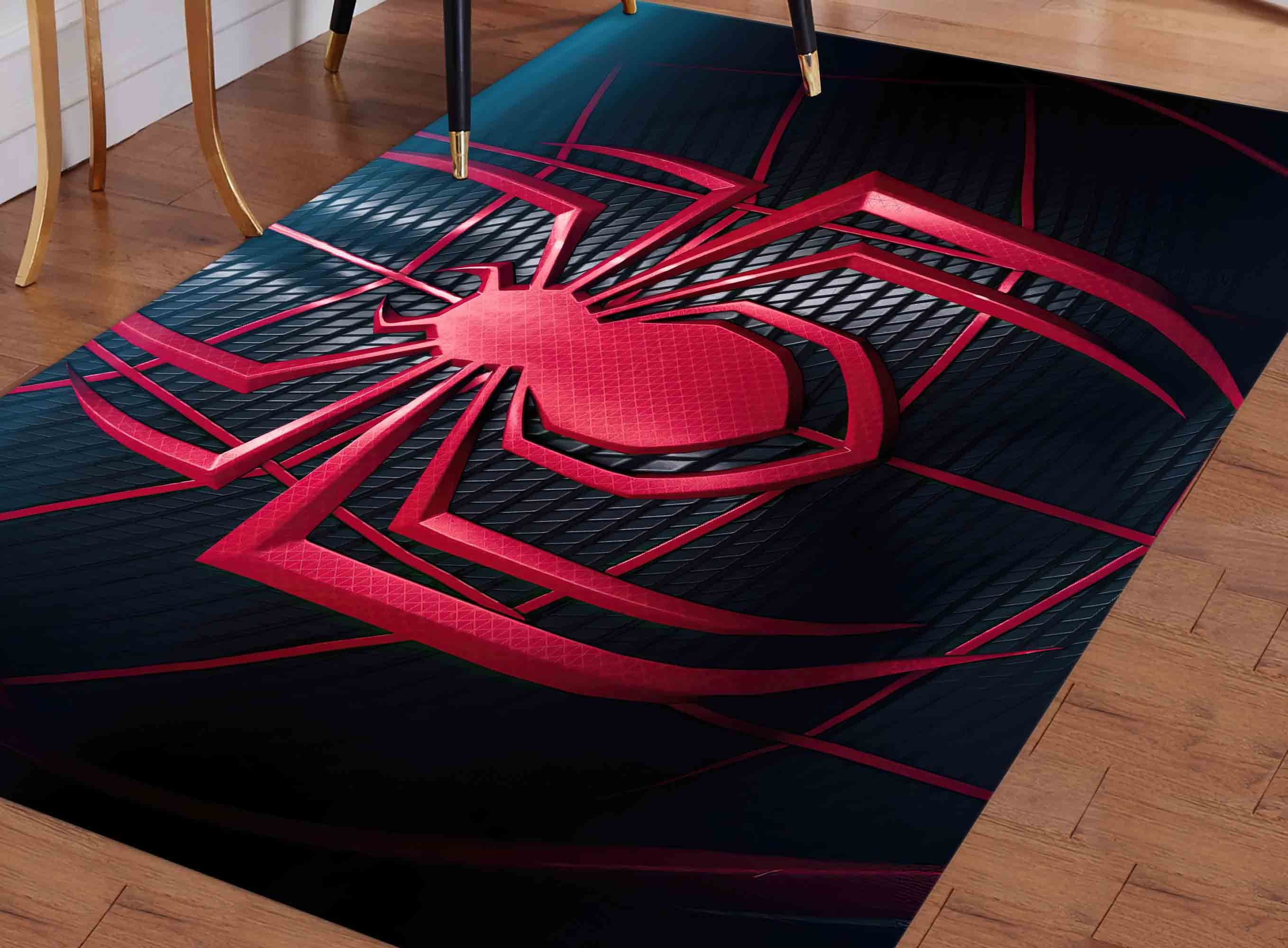 Spider Rug, Abstract Rug, Spider Lover Gift Rug, Children Rug, Indoor ...
