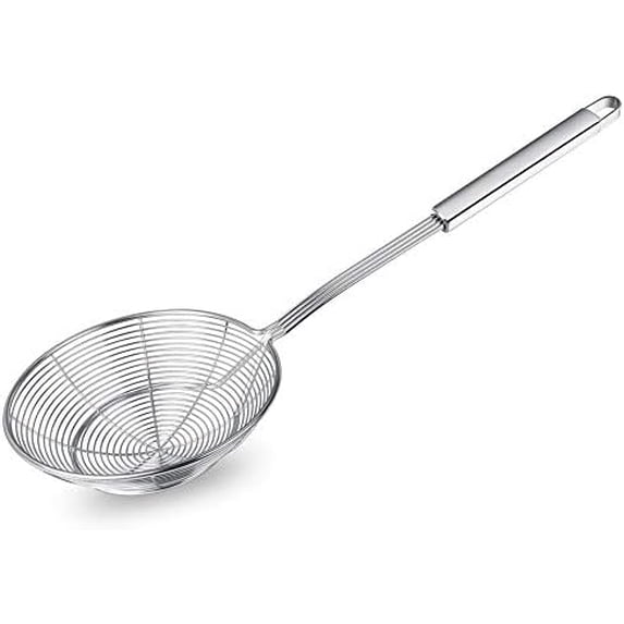 Spider Strainer Skimmer, Stainless Steel Asian Strainer Ladle Frying ...