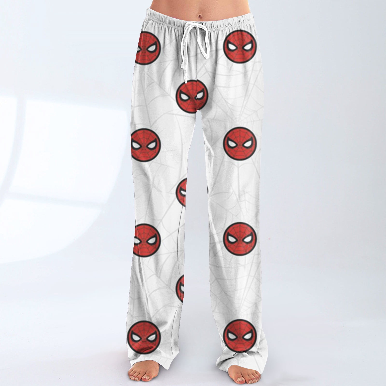 Spider Superhero Men'S Miles Morales Allover Print Adult Sleep Bottoms ...
