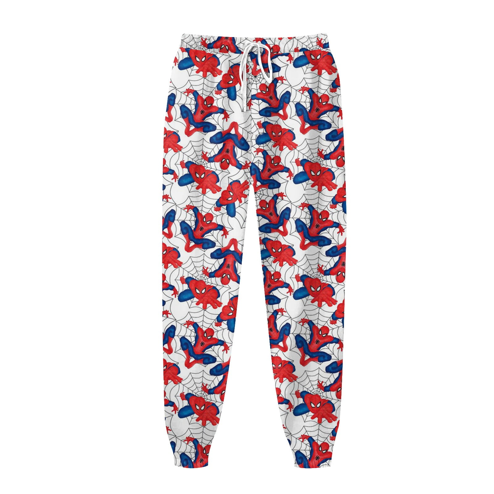 Spider Superhero Men'S Miles Morales Allover Print Adult Sleep Bottoms ...
