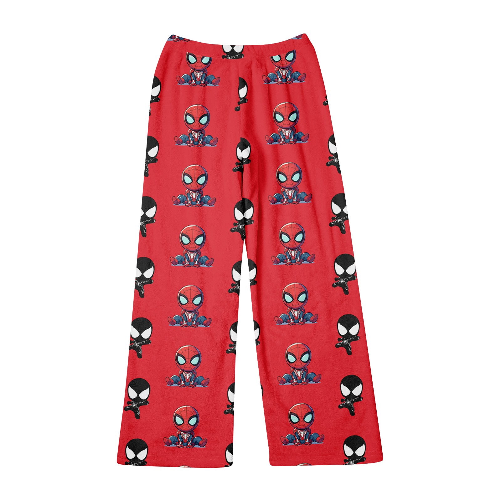 Spider Superhero Men'S Miles Morales Allover Print Adult Sleep Bottoms ...