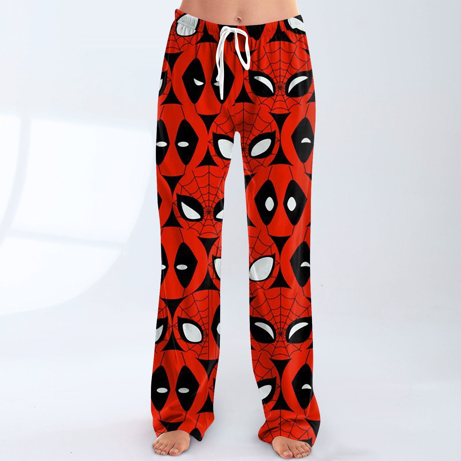 Spider Superhero Men'S Miles Morales Allover Print Adult Sleep Bottoms ...
