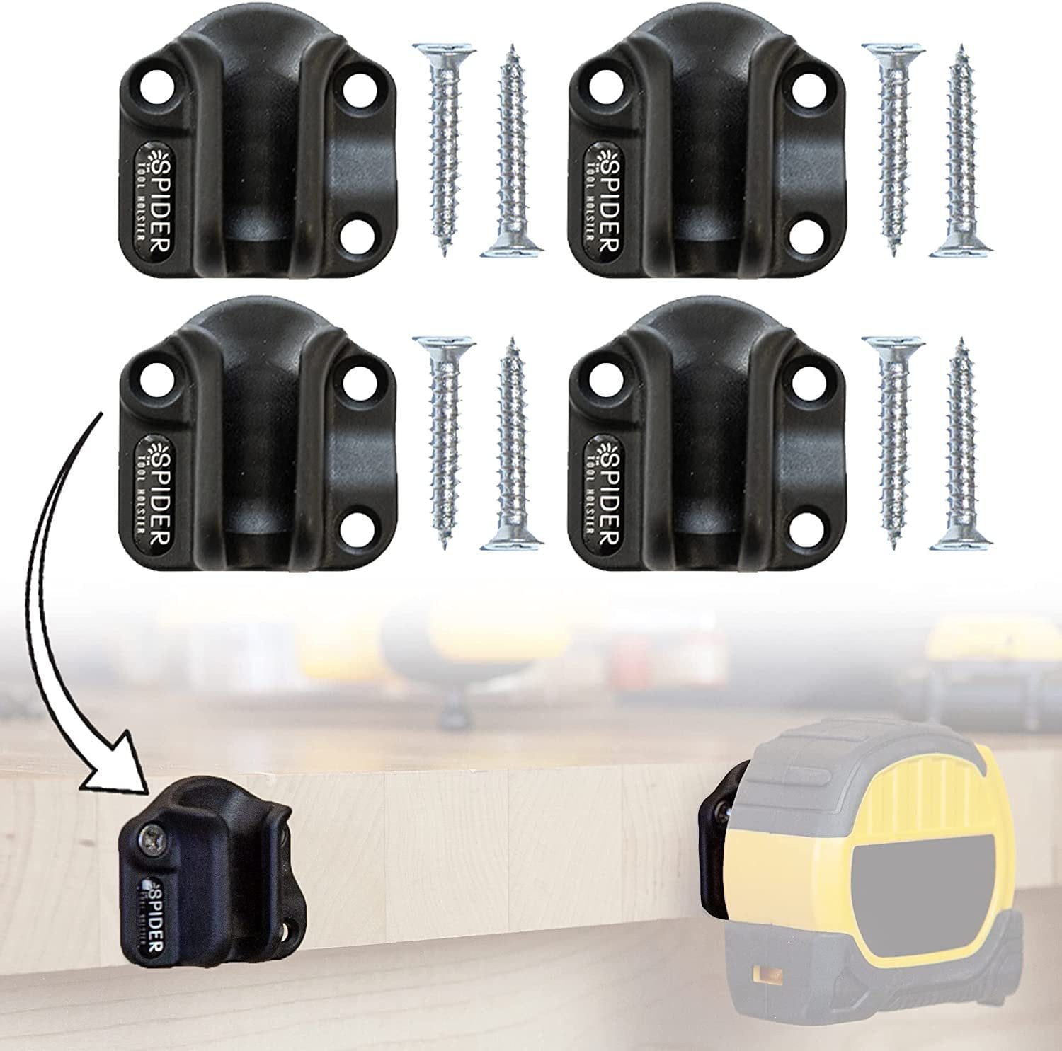 Spider Tool Holster - Tool Docks - Pack of Four - Easy to Install ...