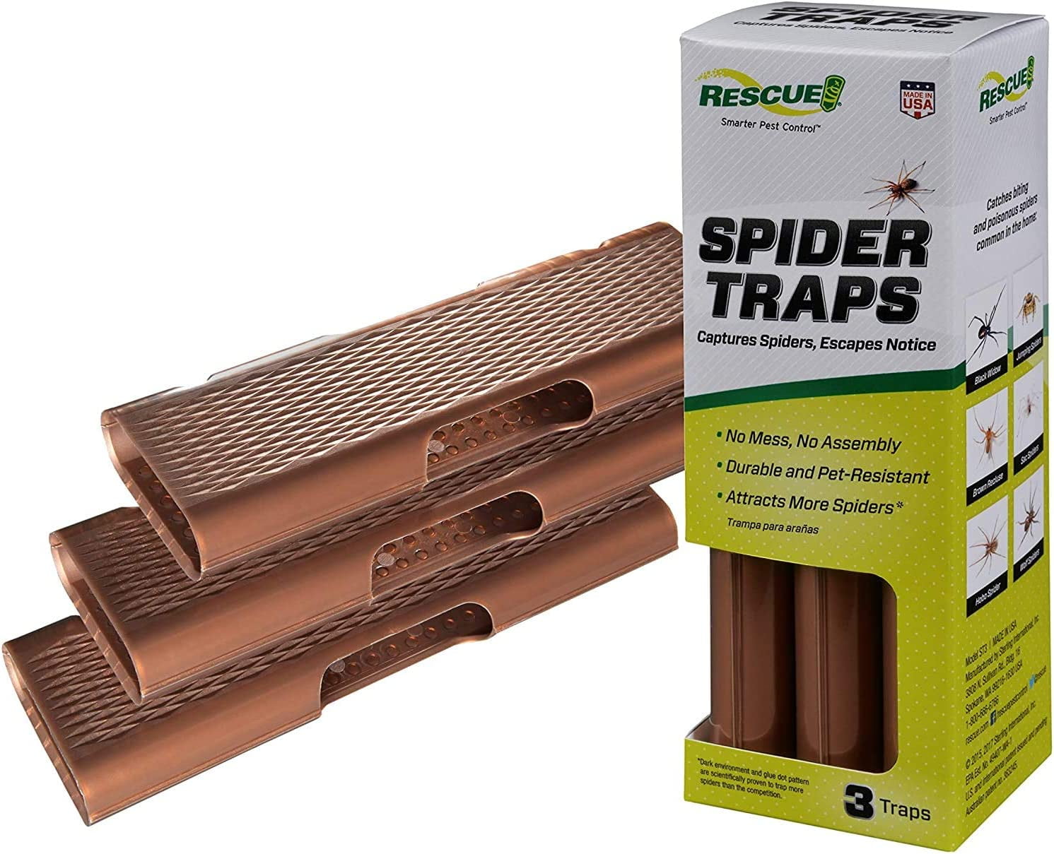 Spider Traps – Catches Brown Recluse, Hobo Spiders, Black Widows & Wolf ...