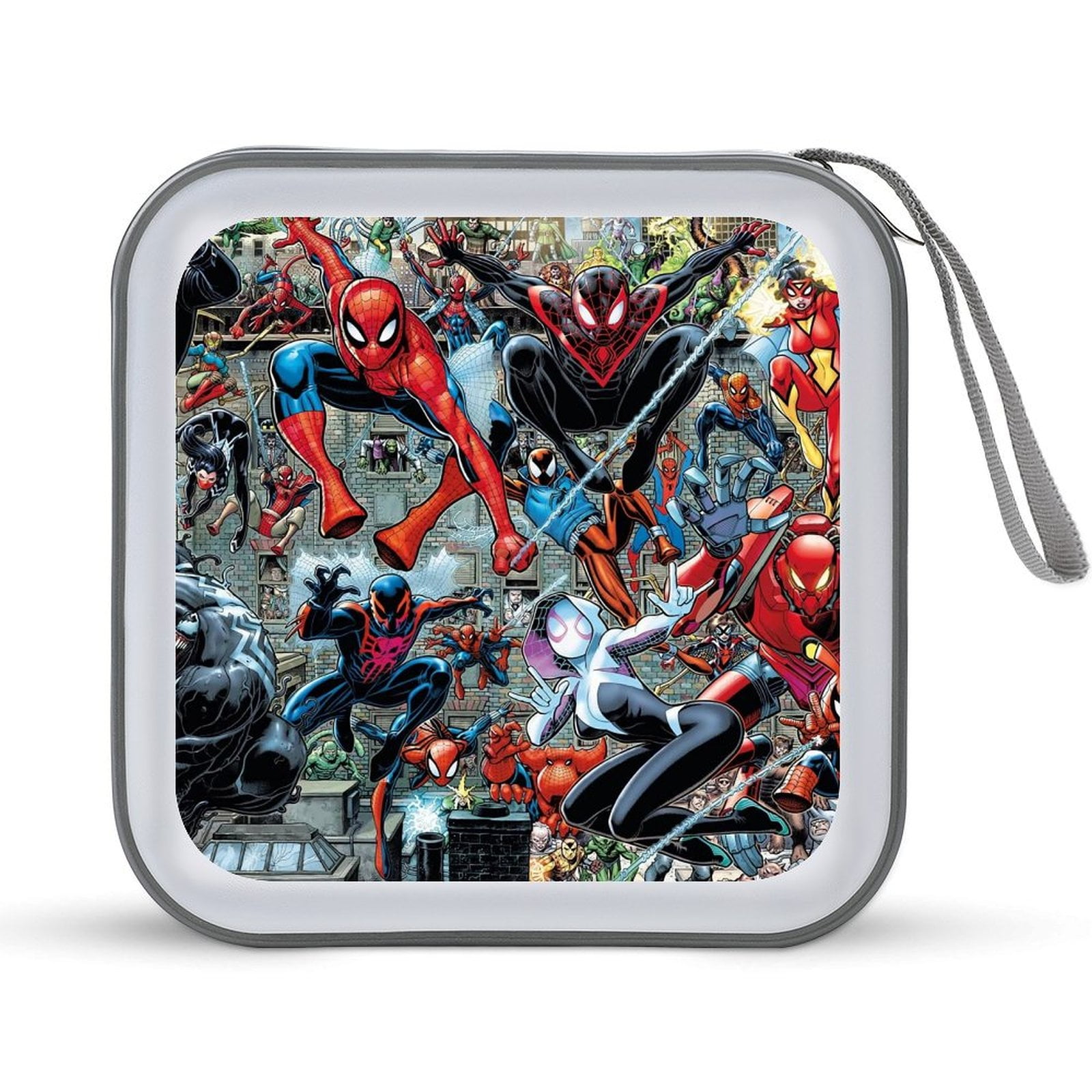 Spider-Verse CD Case, 40 Capacity VCD/DVD Case Holders Wallet Hard ...