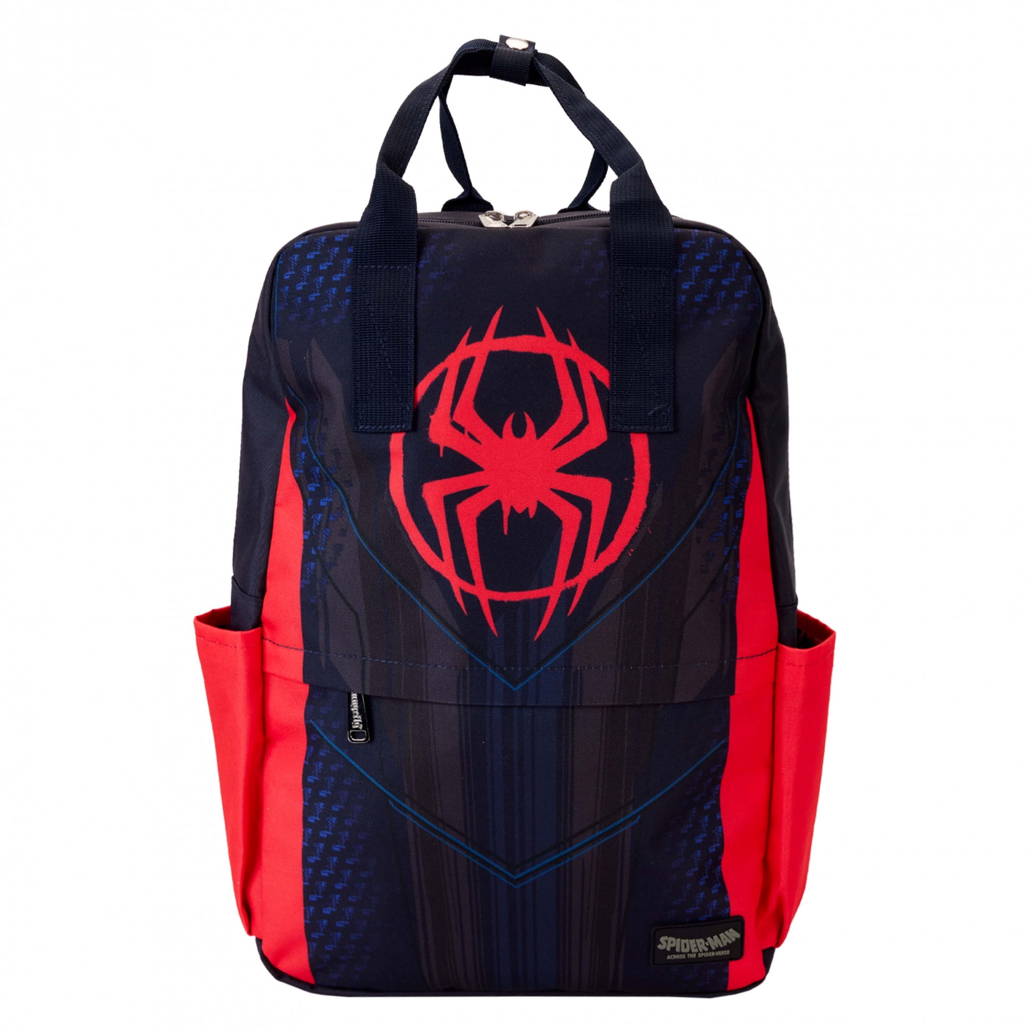 Free Shipping! Miles Morales Spider-Verse Logo Full Size Nylon Backpack ...