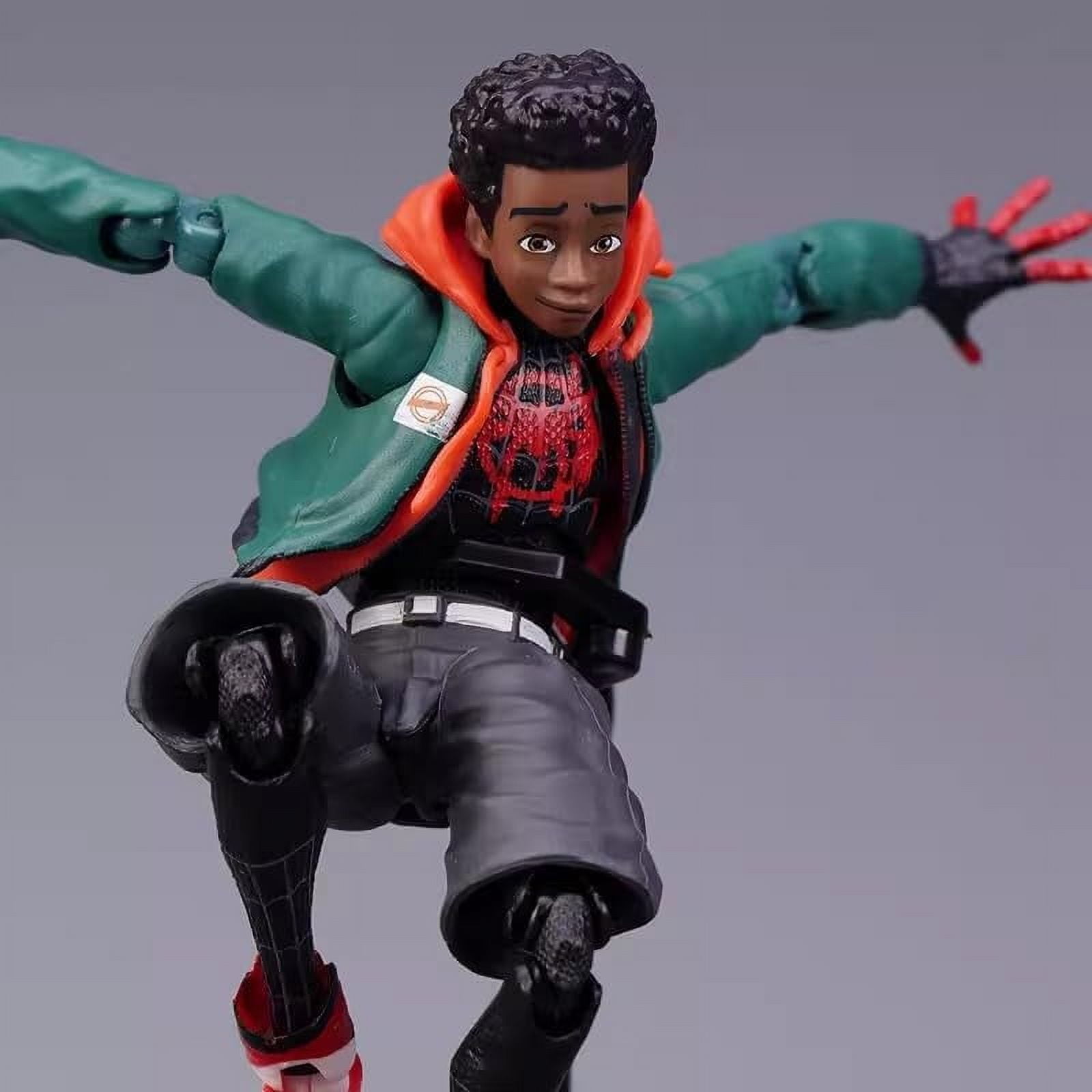 Spider-Verse Spidey Man Figures, Miles Morales, Spider-Verse PVC Action ...
