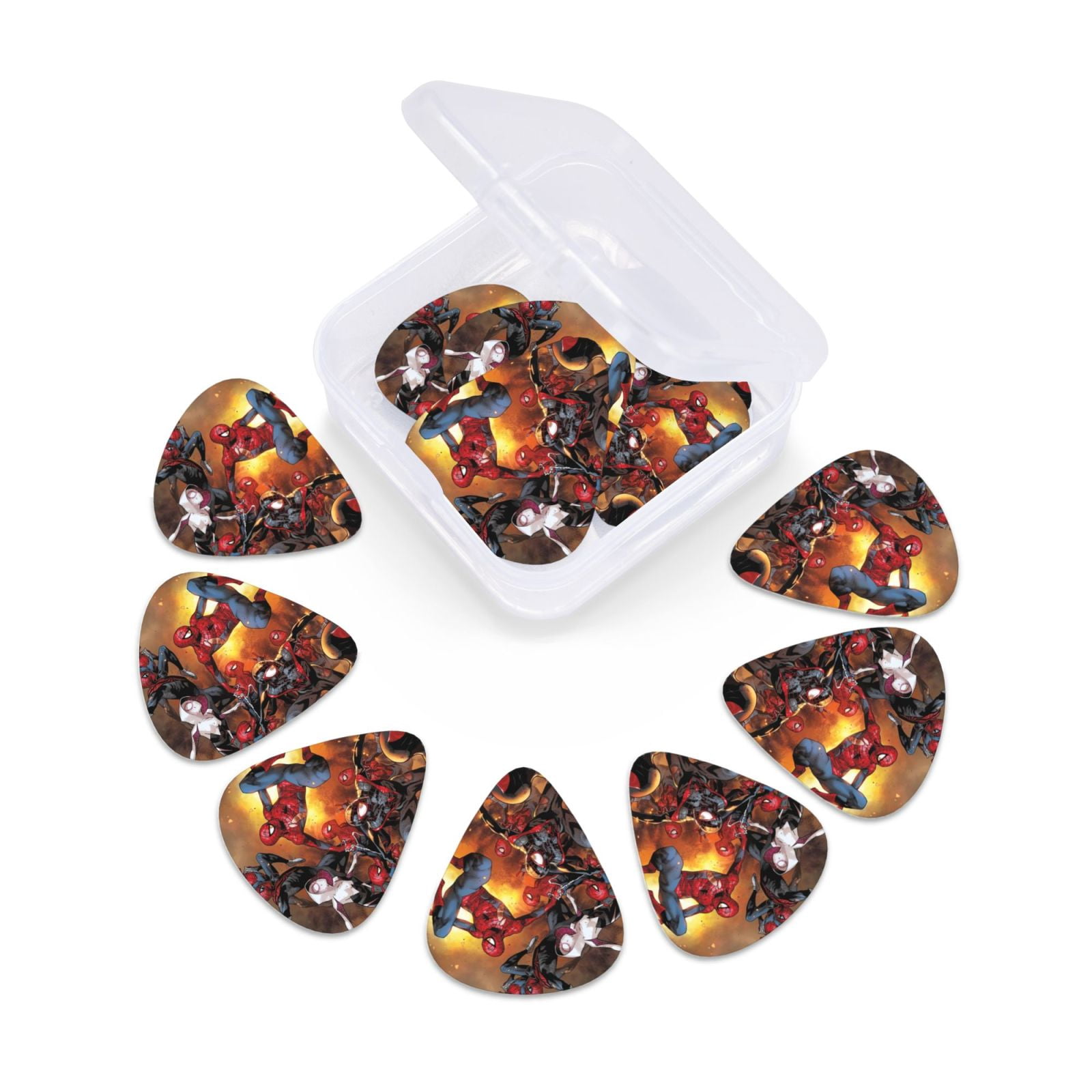 Spider-Verse - The Amazing Spider-Man 12 Piece Guitar Picks Set With ...