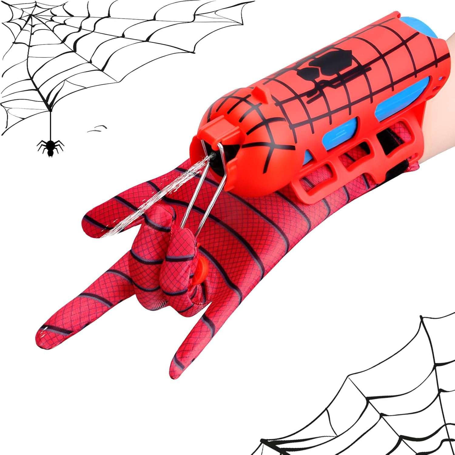 Spider Water Gun for Kids: Superhero Squirt Toy Spider Web Shooter ...
