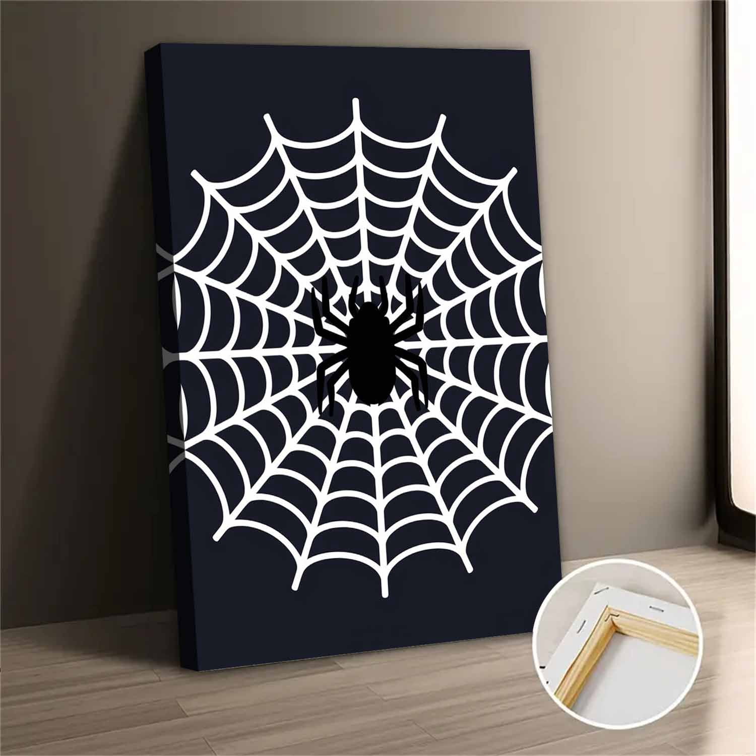 Spider Web Canvas Wall Art Print Decoration For Bedroom Living Room ...