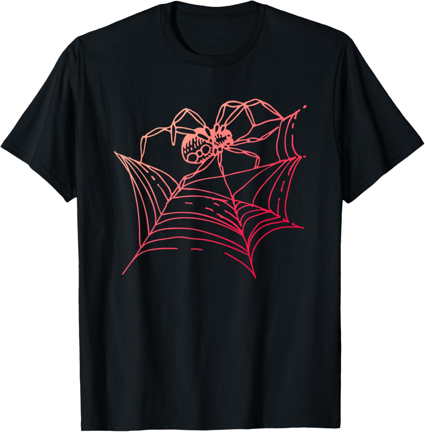 Spider Web Cobweb Arachnophile Spider Fan Arachnids T-Shirt - Walmart.com