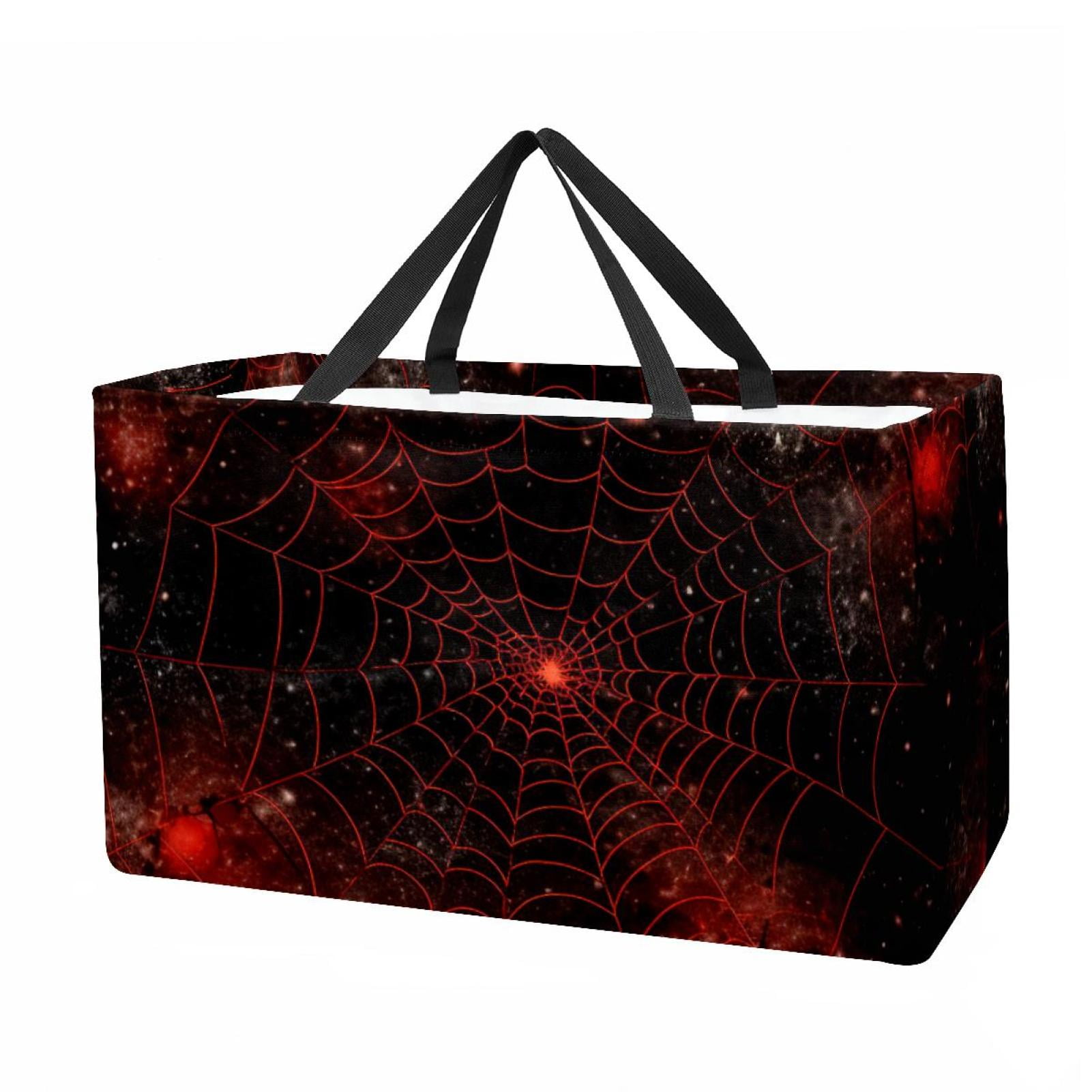 Spider Web Collapsible Oxford Cloth Storage Bins Toy Basket Tote Bag ...