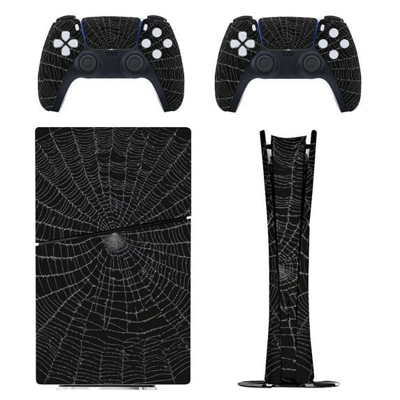 Spider Web Console Skin Bundle for PS5 Pro Slim Disc & Digital / PS4 ...