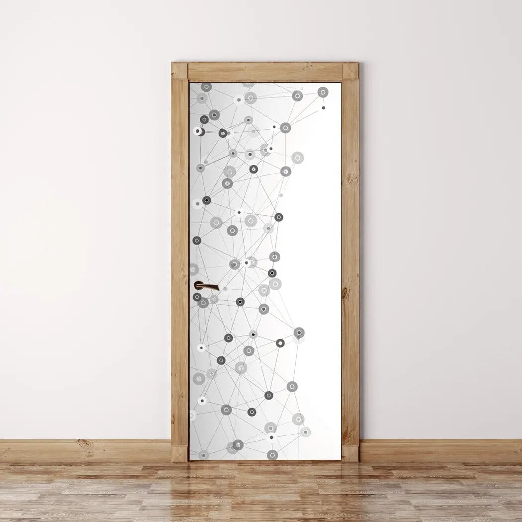 Spider Web Door Stickers Creative Art Design Full Cover Wallpaper ...