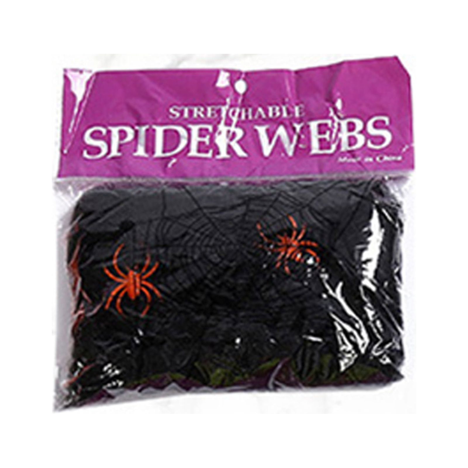 Spider Web Halloween Decor with Fake Spider Haunted Cute Spider Web ...