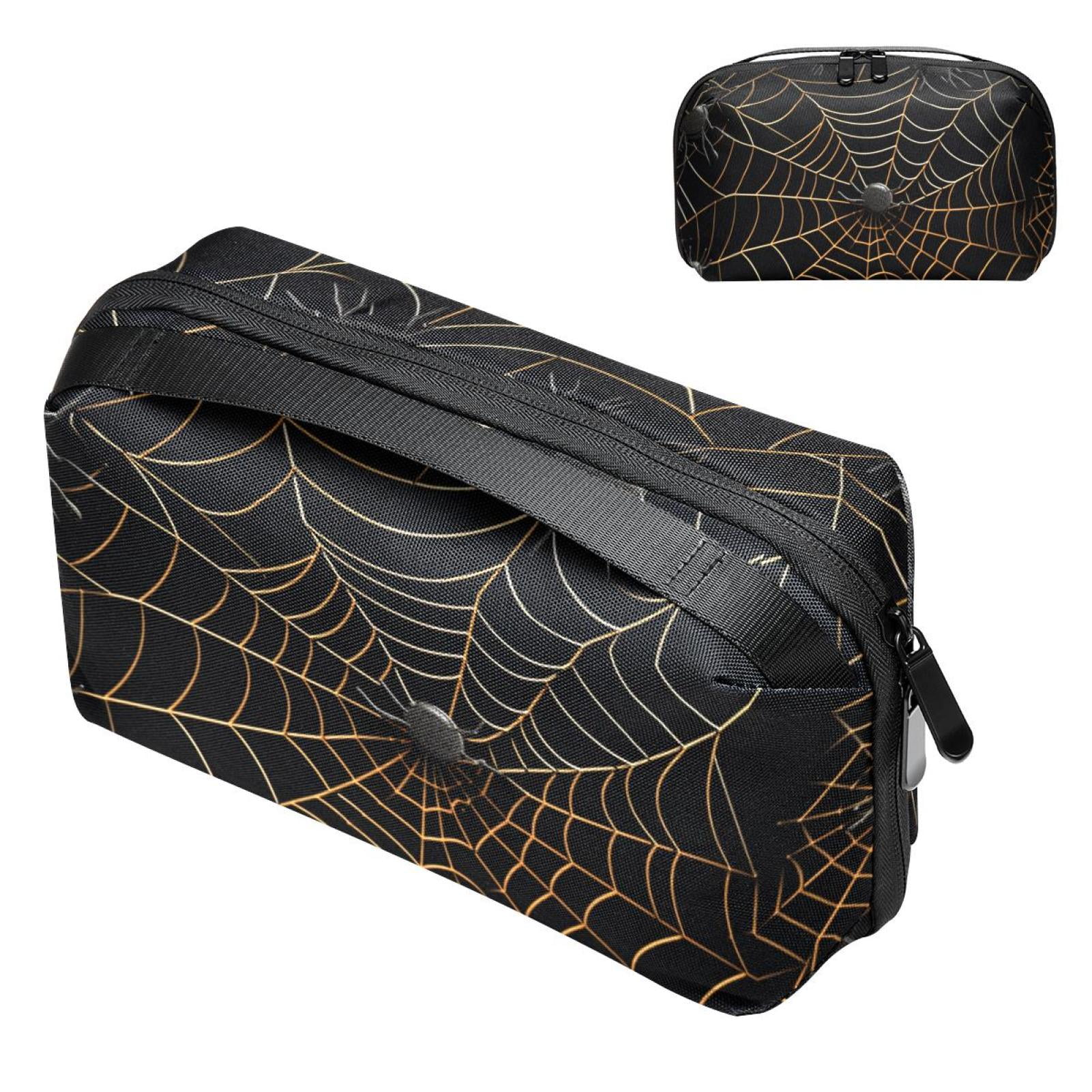 Spider Web Hard Drive Bags Travel Case Charging Cord Organizer - Oxford ...