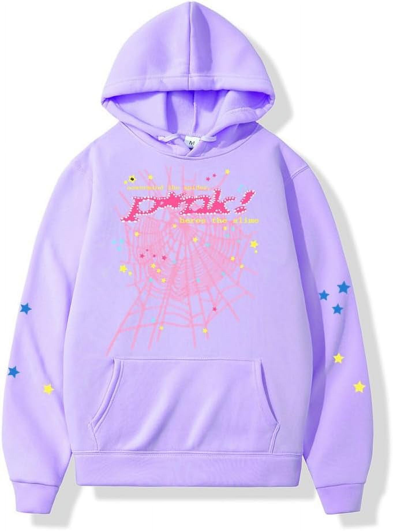 Spider Web Hoodie Sweatshirt y2k spider 555 graphic Hoodies Y2k Casual ...