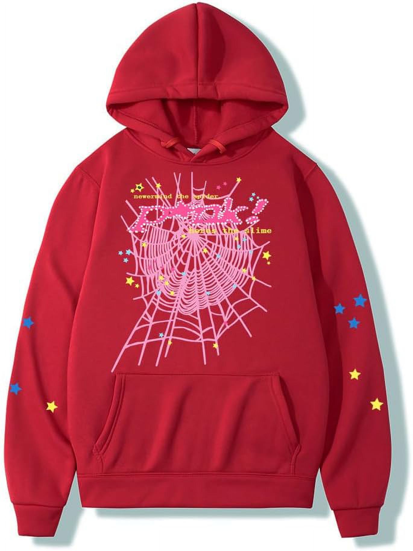 Spider Web Hoodie Sweatshirt y2k spider 555 graphic Hoodies Y2k Casual ...