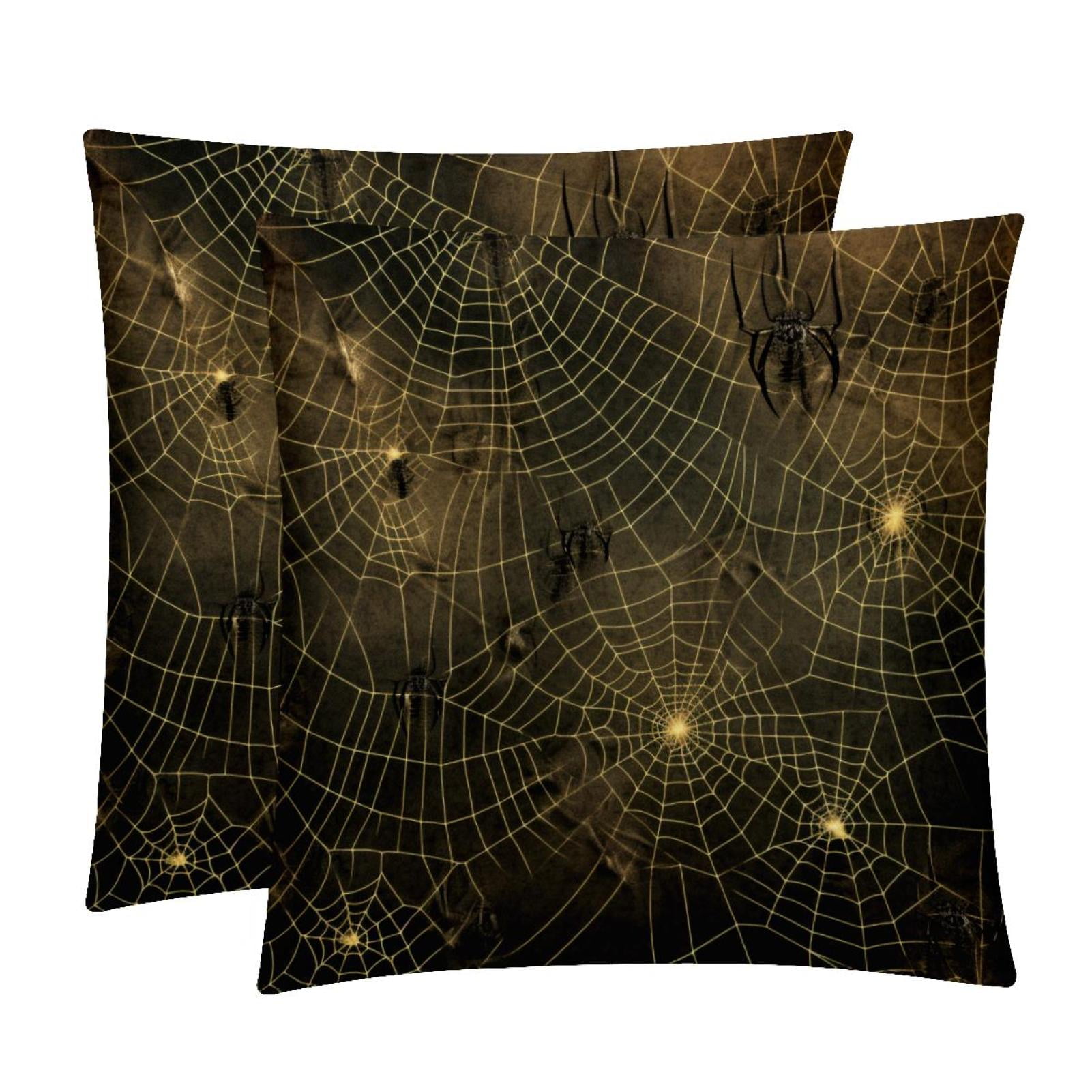 Spider Web Inserts - Set of 2 Bed Pillow Inserts with Unique Patterns ...