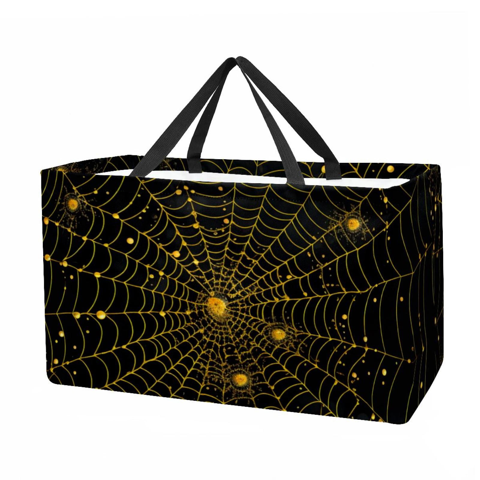 Spider Web Large Capacity Reusable Foldable Oxford Cloth Storage Bins ...