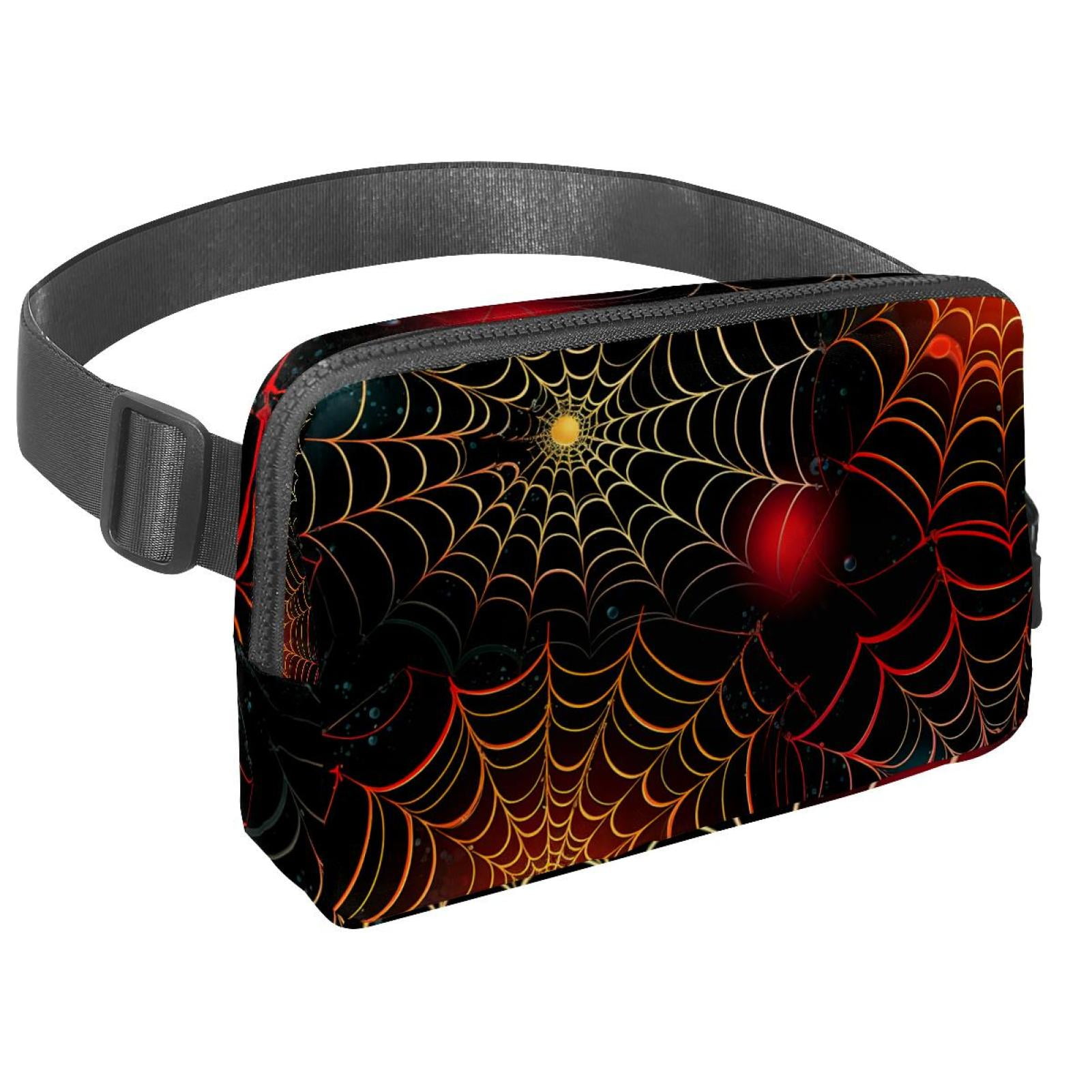 Spider Web Lightweight Adjustable Sling Bag Running Belt Waist Pack ...
