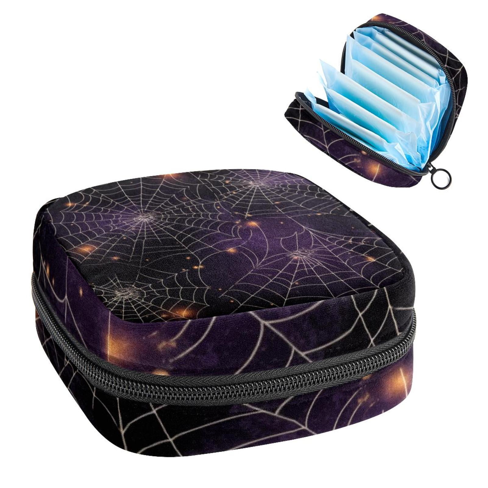 Spider Web Pad Bag Storage Organizer Pouch for Menstrual Hygiene ...
