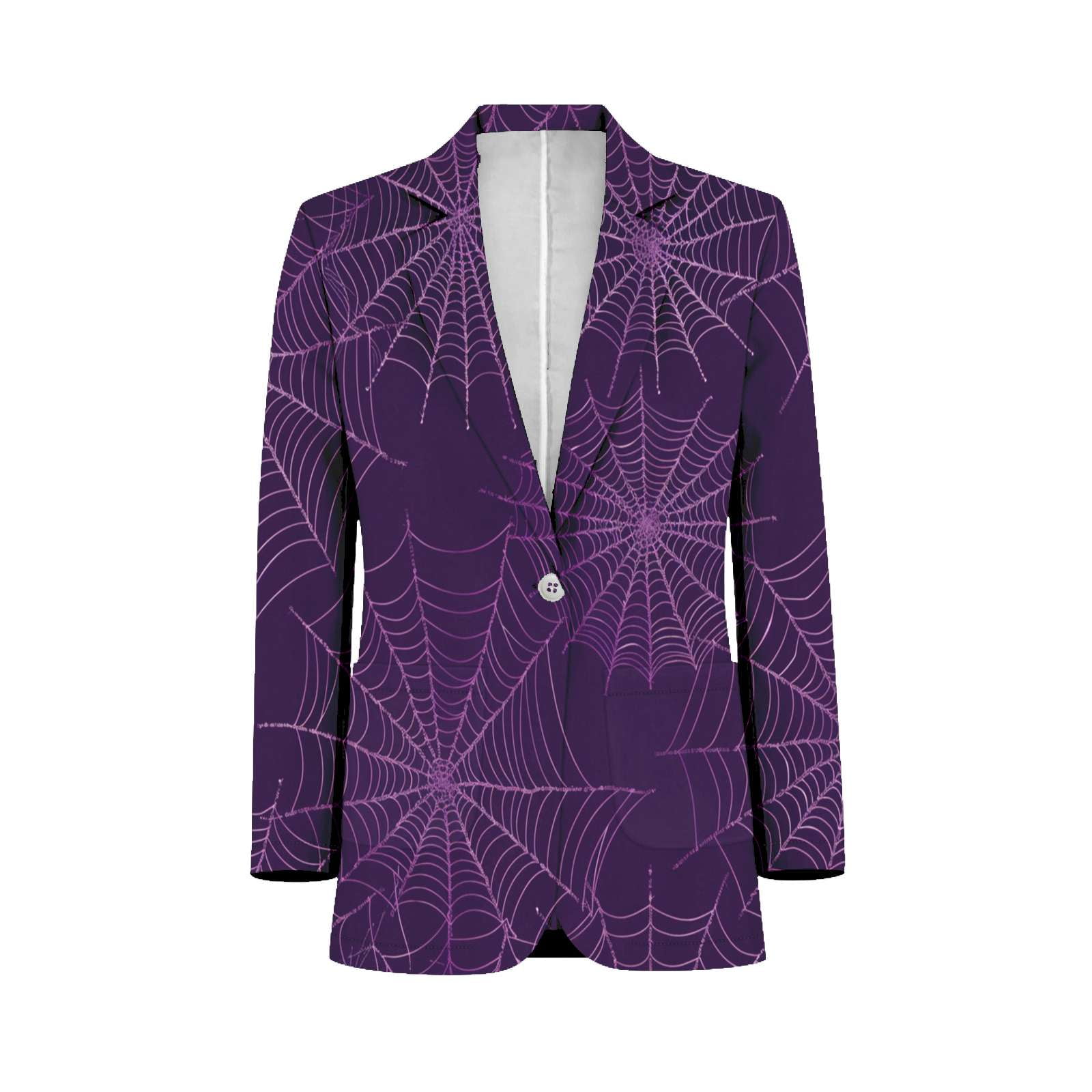 Spider Web Pattern Customized Men's Suits full man Shawl Collar ...