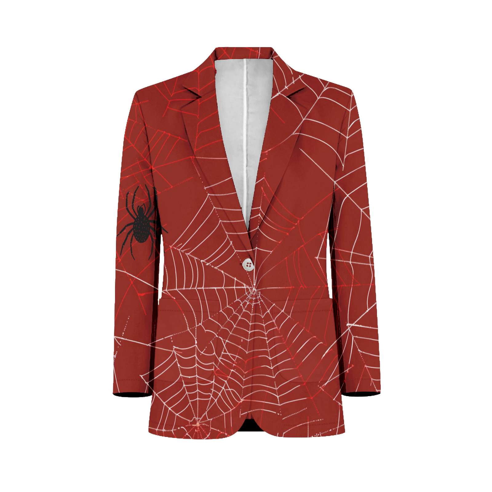 Spider Web Pattern Men's Suit Blazer Casual Party Wear Slim Fit Suit ...