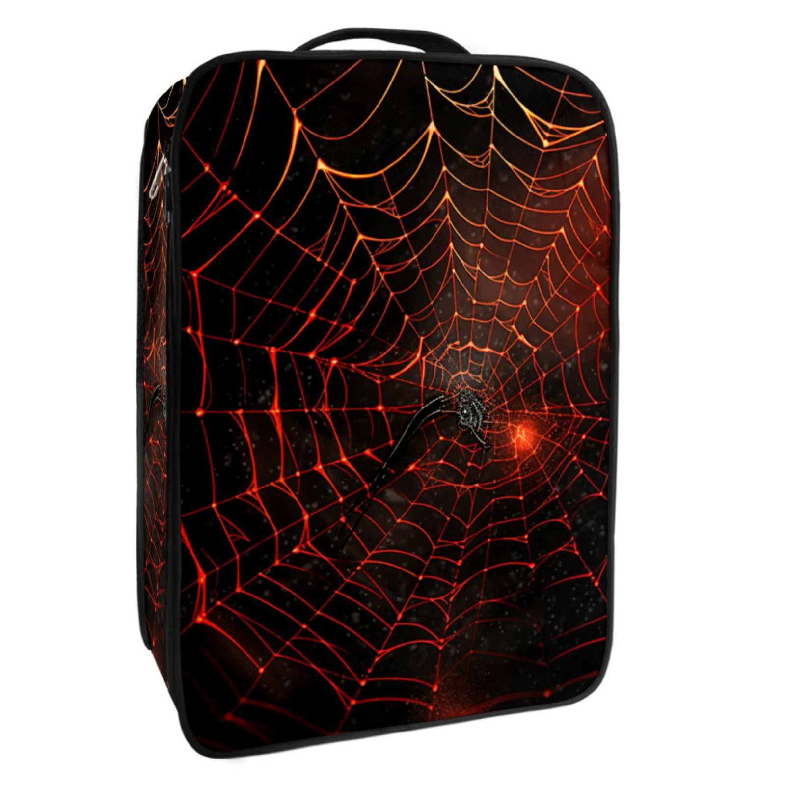 Spider Web Polyester Shoe Organizer Box with Clear Window, 23x31cm ...