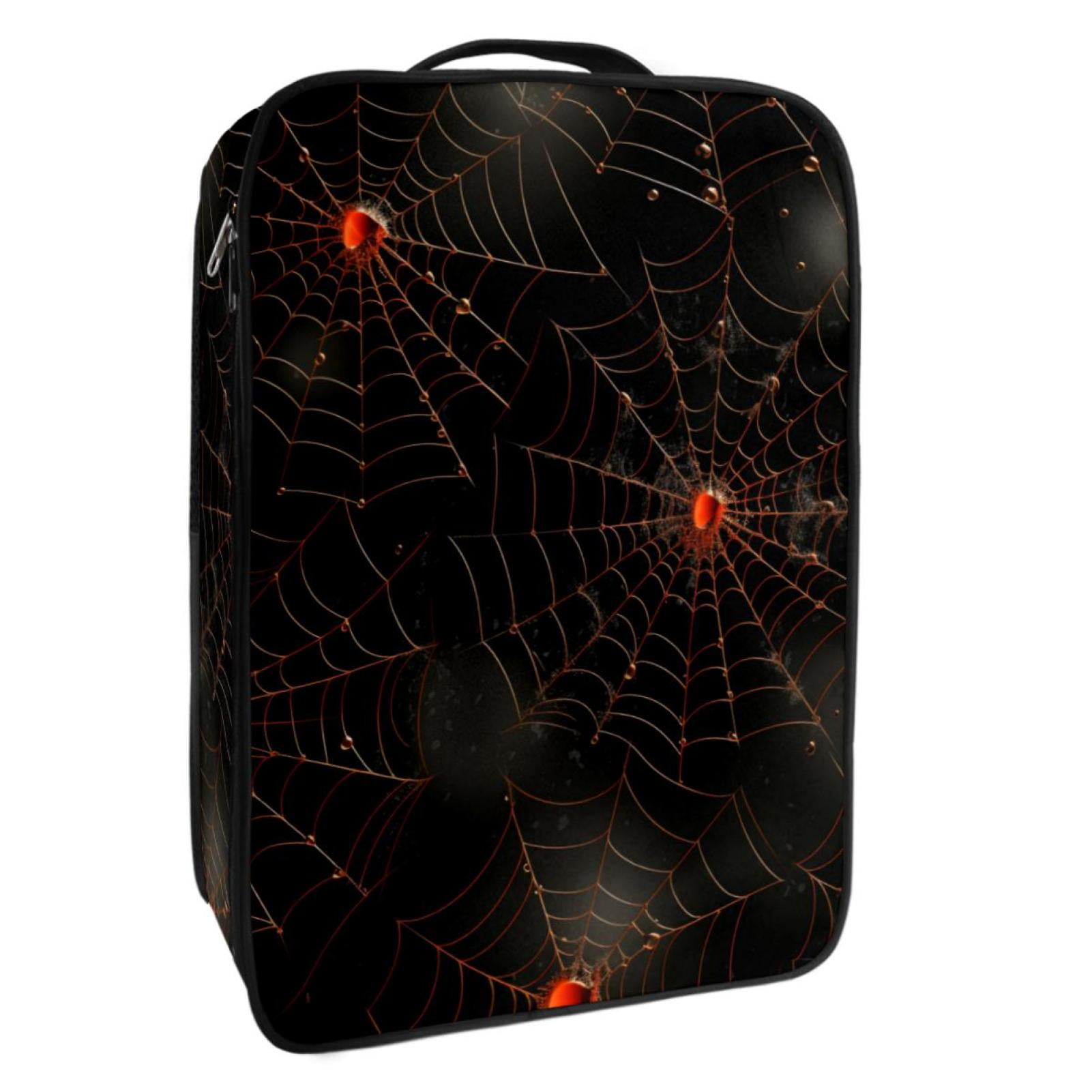 Spider Web Polyester Shoe Storage Boxes, 23x31cm/9x12in, Stackable ...