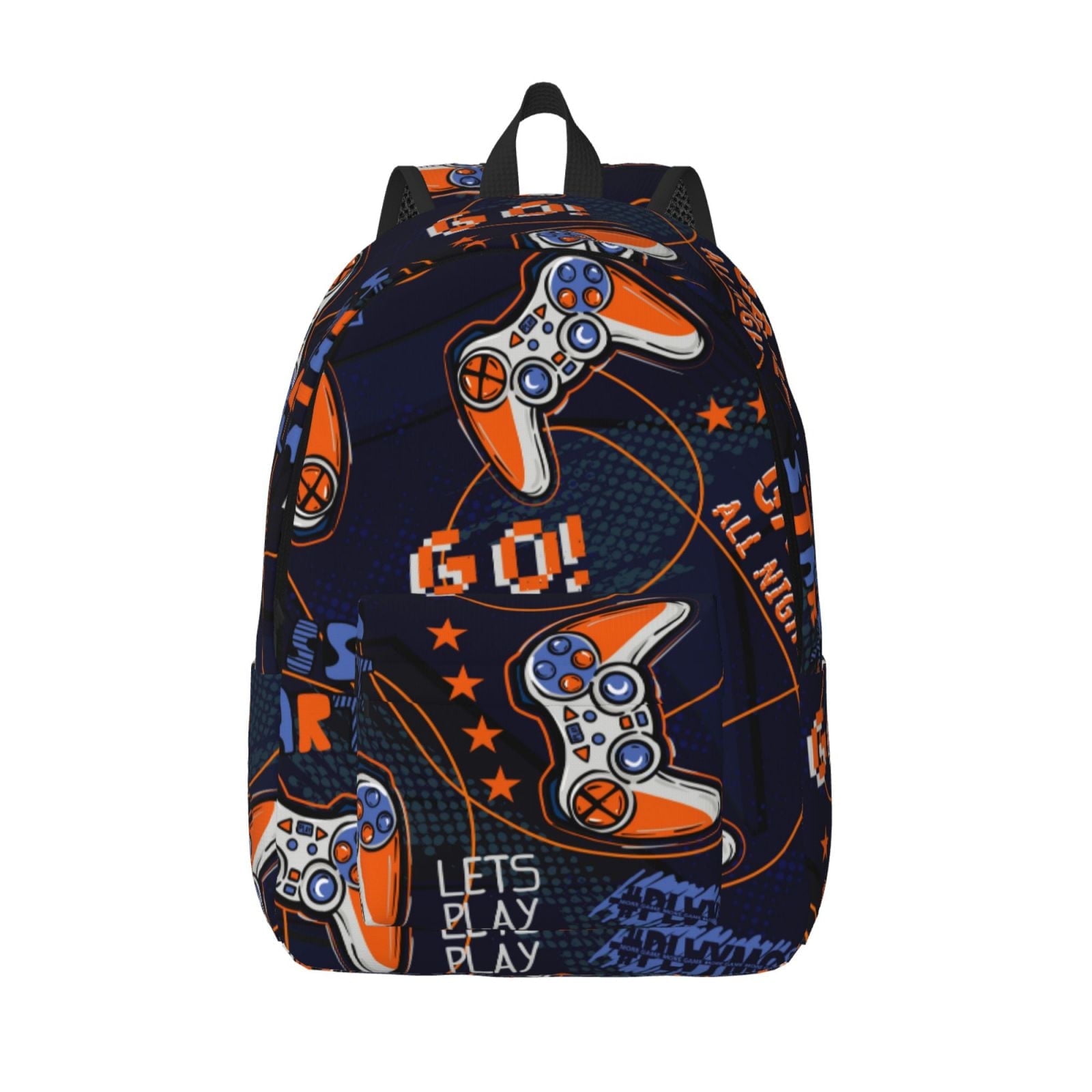 Aesthetic Gaming Kid School Backpack, Game Canvas Travel Hiking ...