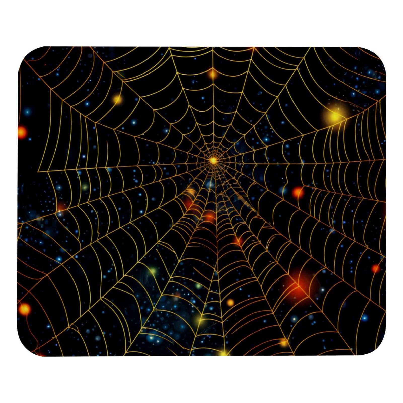Spider Web Printed Square Gaming Mouse Pad, Non-Slip Rubber Bottom ...