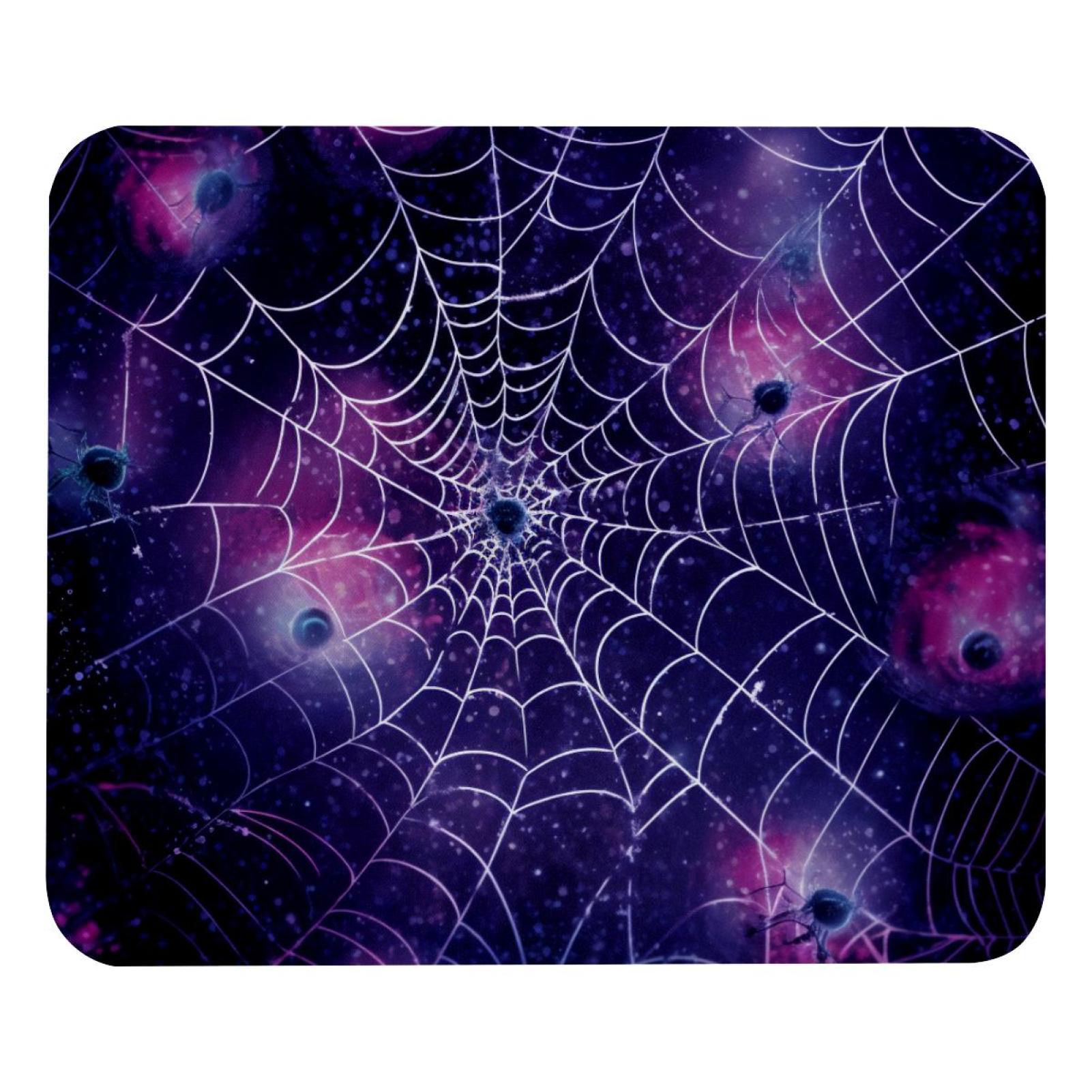 Spider Web Printed Square Mouse Pad Desk Mat, Non-Slip Rubber Bottom ...