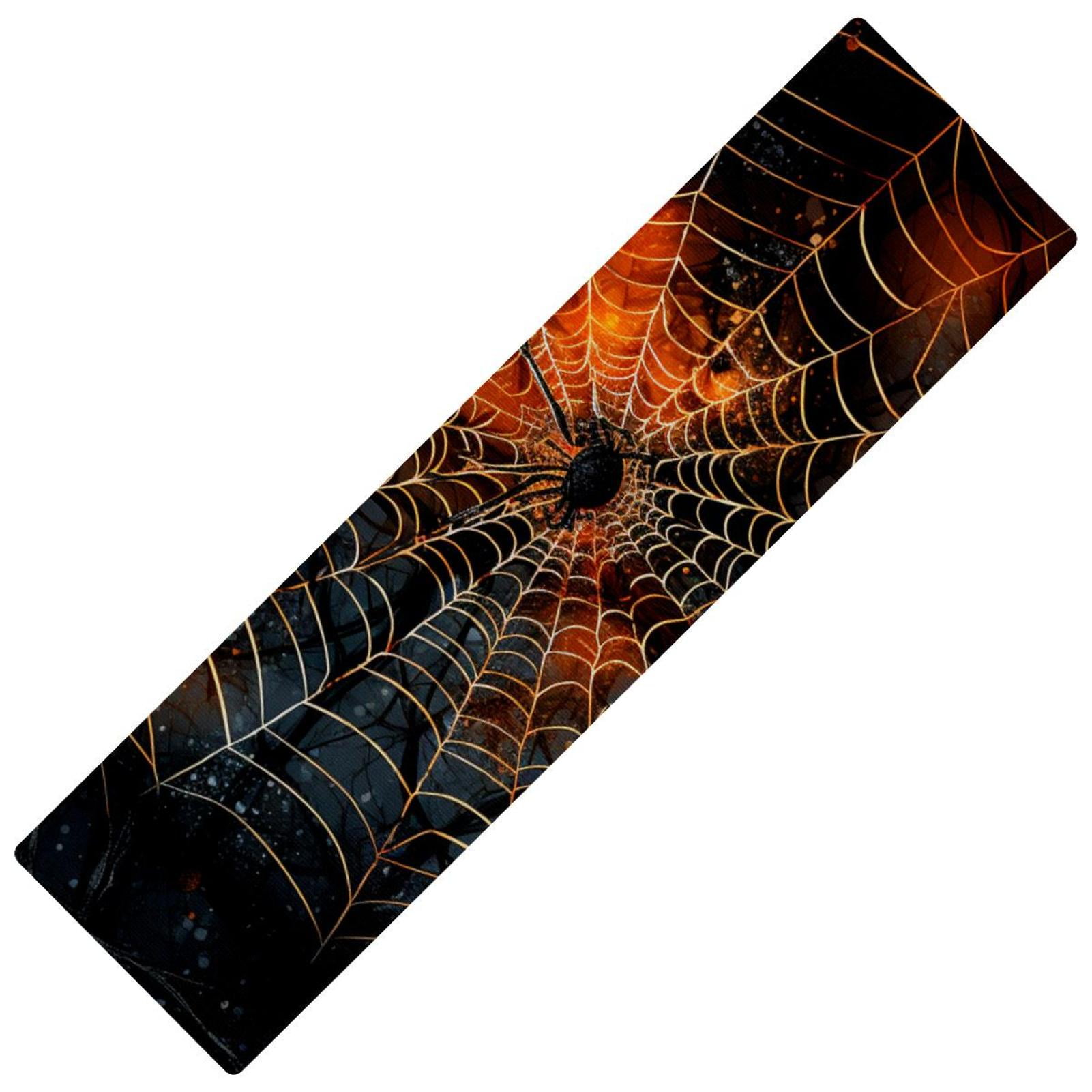 Spider Web Rectangular Kitchen Runner Rug, 15.7"x59", Washable ...