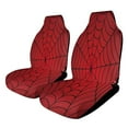 Spider Web Set of 2Pcs Car Seat Covers Easy Clean Automobile Seat ...