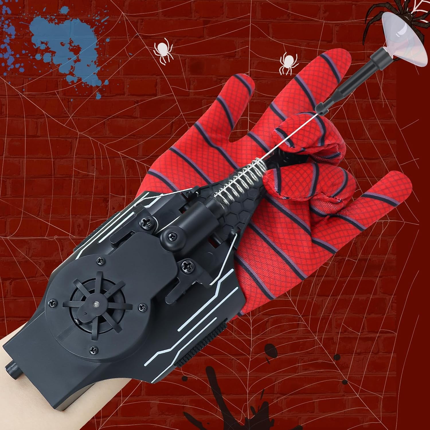Spider Web Shooters, Web Launcher with Gloves, Realistic Web-Slinging ...