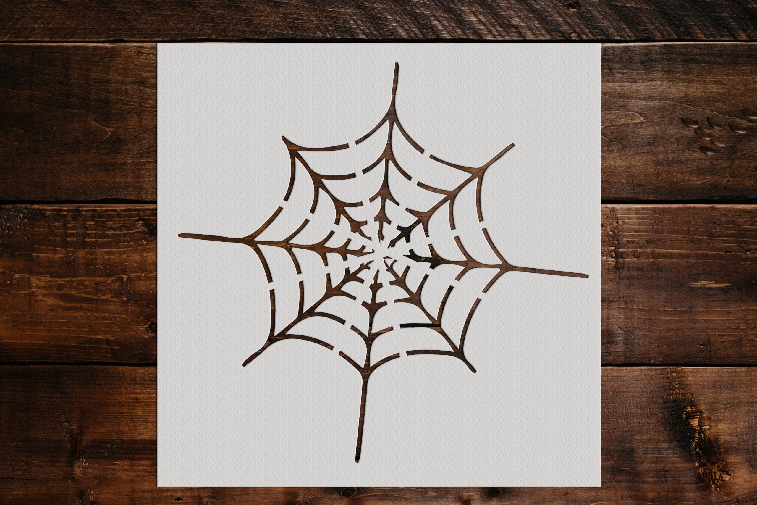 Spider Web Stencil - Art and Wall Stencil (12"x12") - Walmart.com