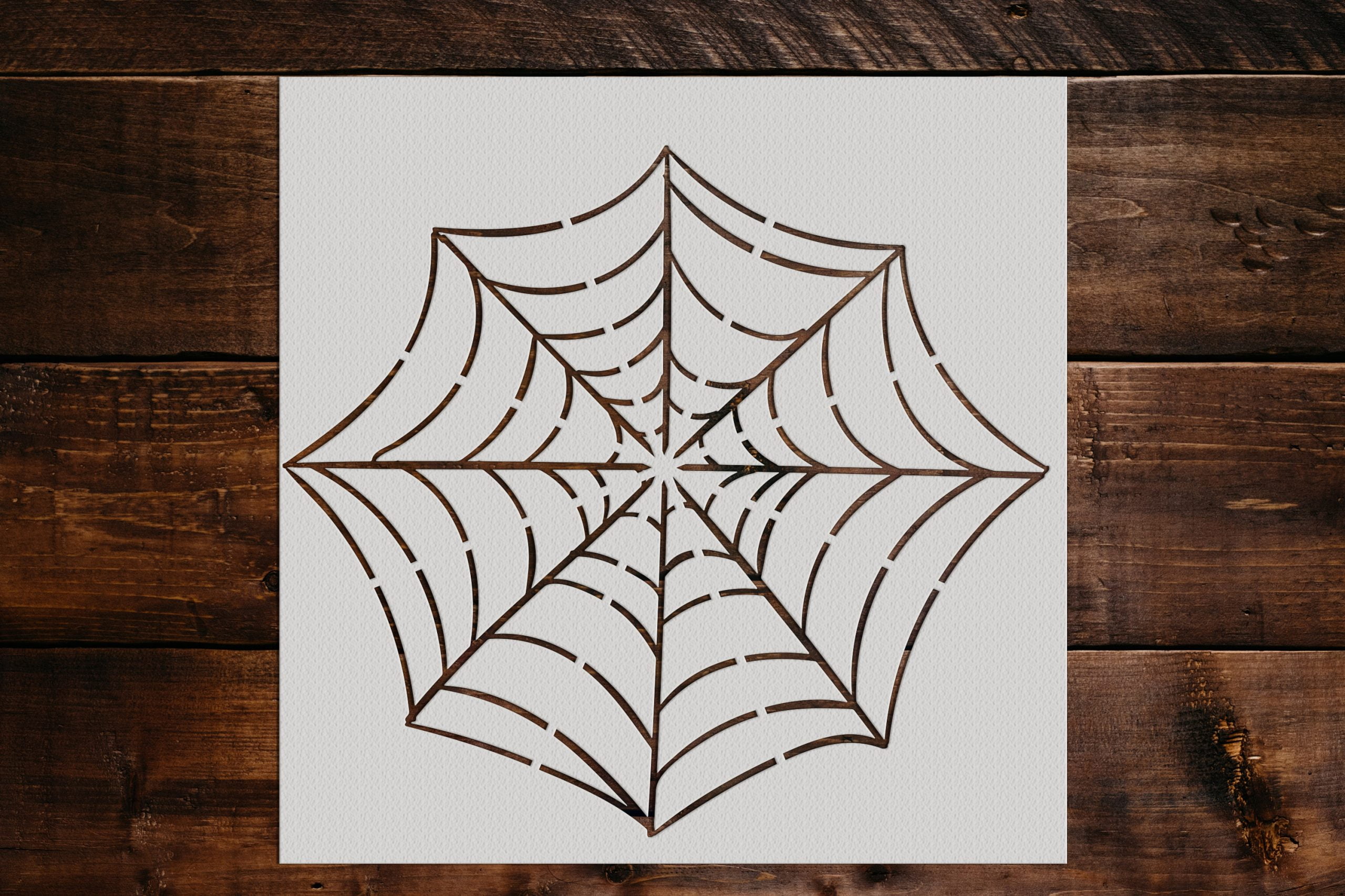 Spider Web Stencil - Art and Wall Stencil (42"x42") - Walmart.com