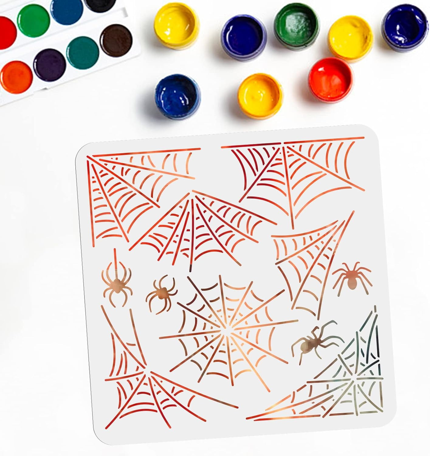 Spider Web Stencil Spider Stencils - Walmart.com