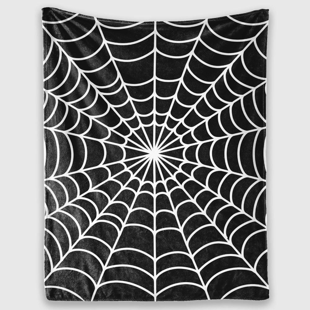 Spider Web Throw Blanket, Cartoon Spider Bed Blanket Spider-Man Soft ...