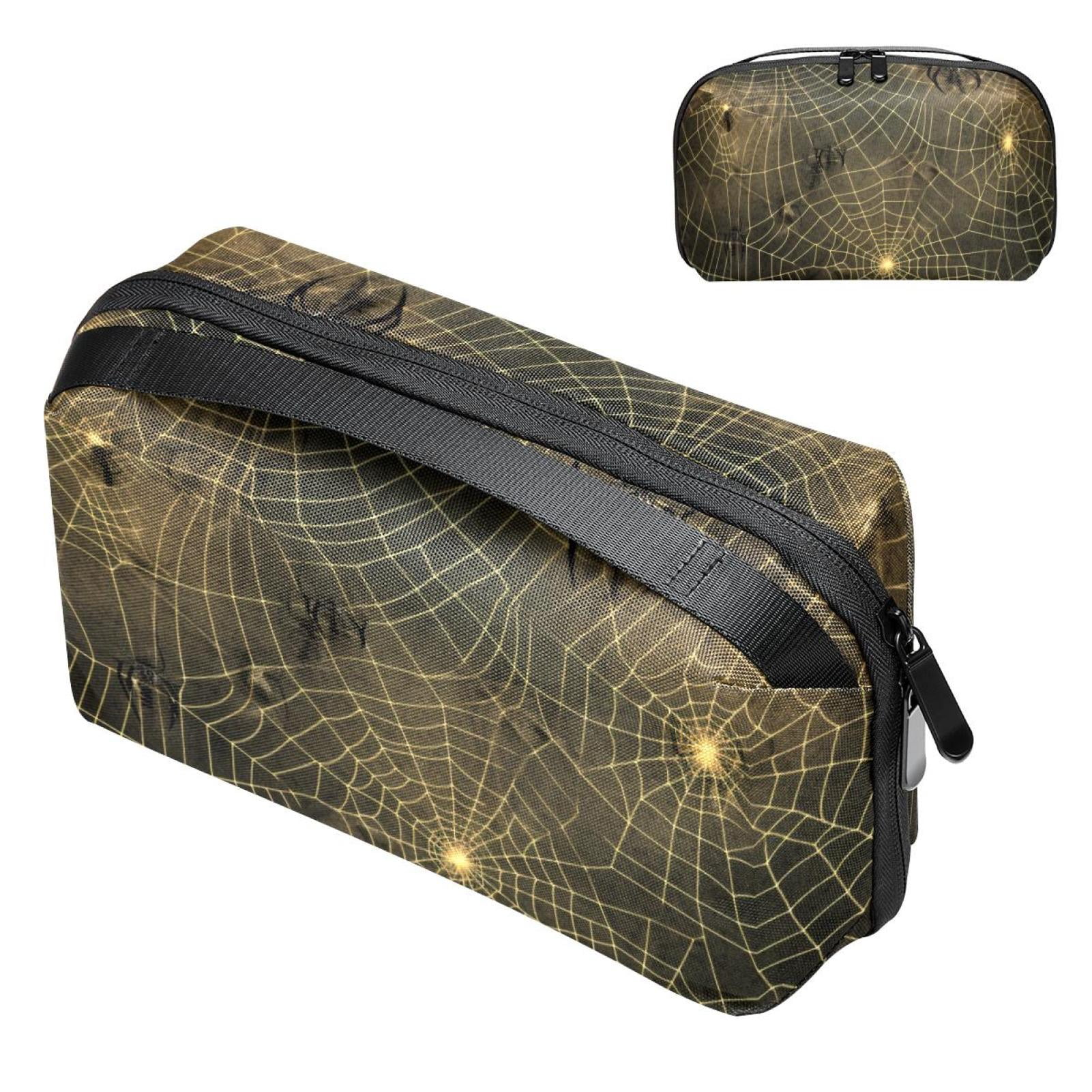 Spider Web Travel Organizer Oxford Cloth Waterproof Storage Pouch Hard ...